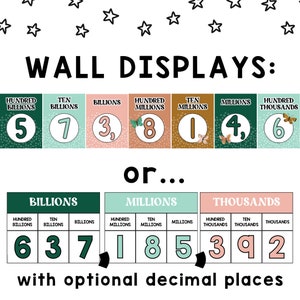 Place Value Posters, Tropical Place Value Wall Display, Math Posters ...