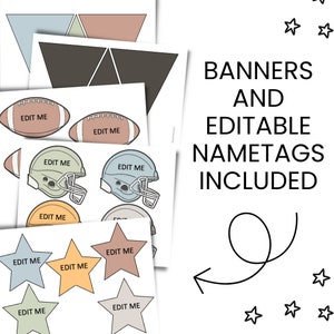 Football Bulletin Board Decor, Sports Bulletin Board, Sports Themed ...