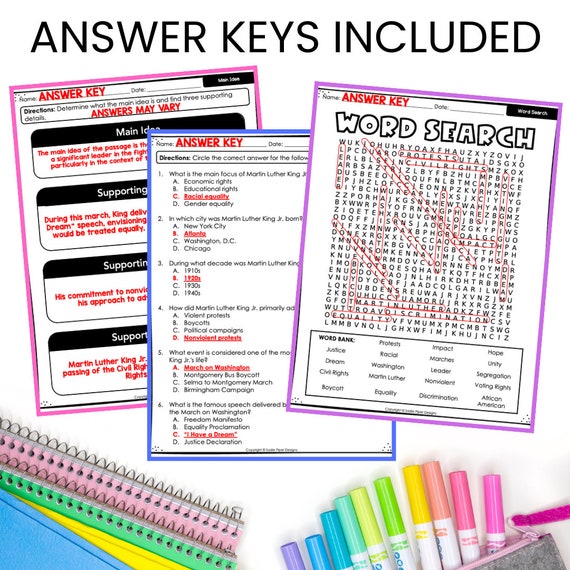 Actividades De Martin Luther King Para Imprimir Amazon.com: FESOGO