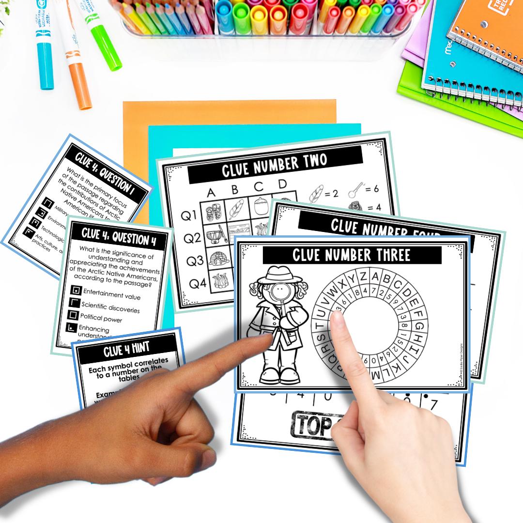 Native American Escape Room for Kids, Printable Party Game, Birthday ...