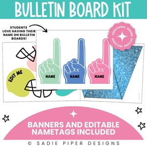 Football Bulletin Board Decor, Sports Bulletin Board, Sports Themed ...