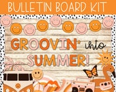 Retro Paradise Summer Bulletin Board Decor Boho Retro - Etsy