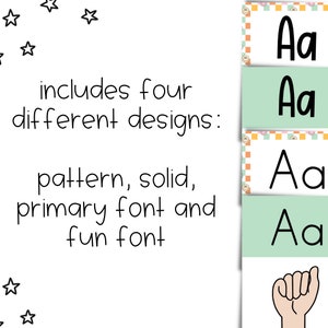 Sign Language Alphabet Posters for the Classroom, Elementary School ...