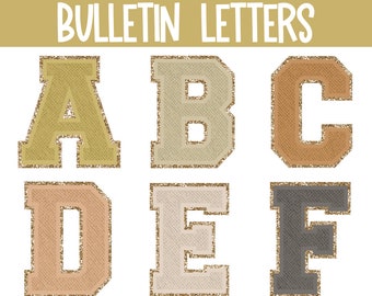 Varsity Bulletin Board Letters, Letter Clipart, Printable Bulletin ...