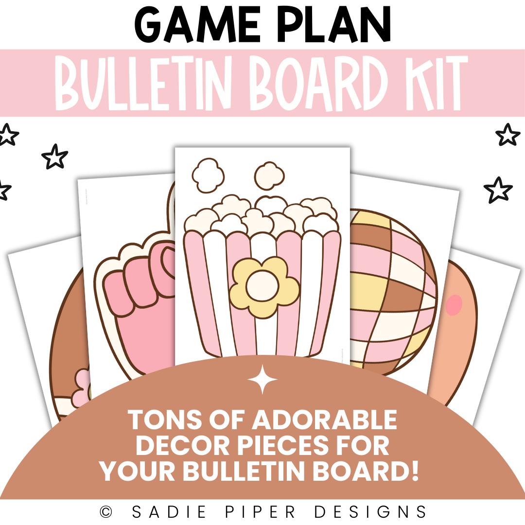 Football Bulletin Board Decor, Sports Bulletin Board, Sports Themed ...