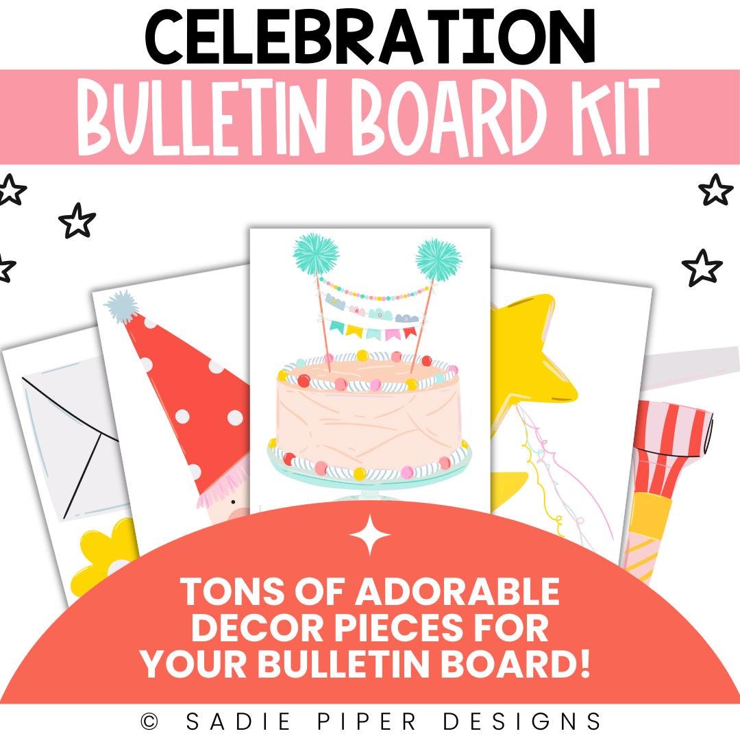 100 Days of School Bulletin Board Celebration Classroom Decor Groovy ...