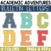 Back to School Varsity Bulletin Board Letters, Letter Clipart ...