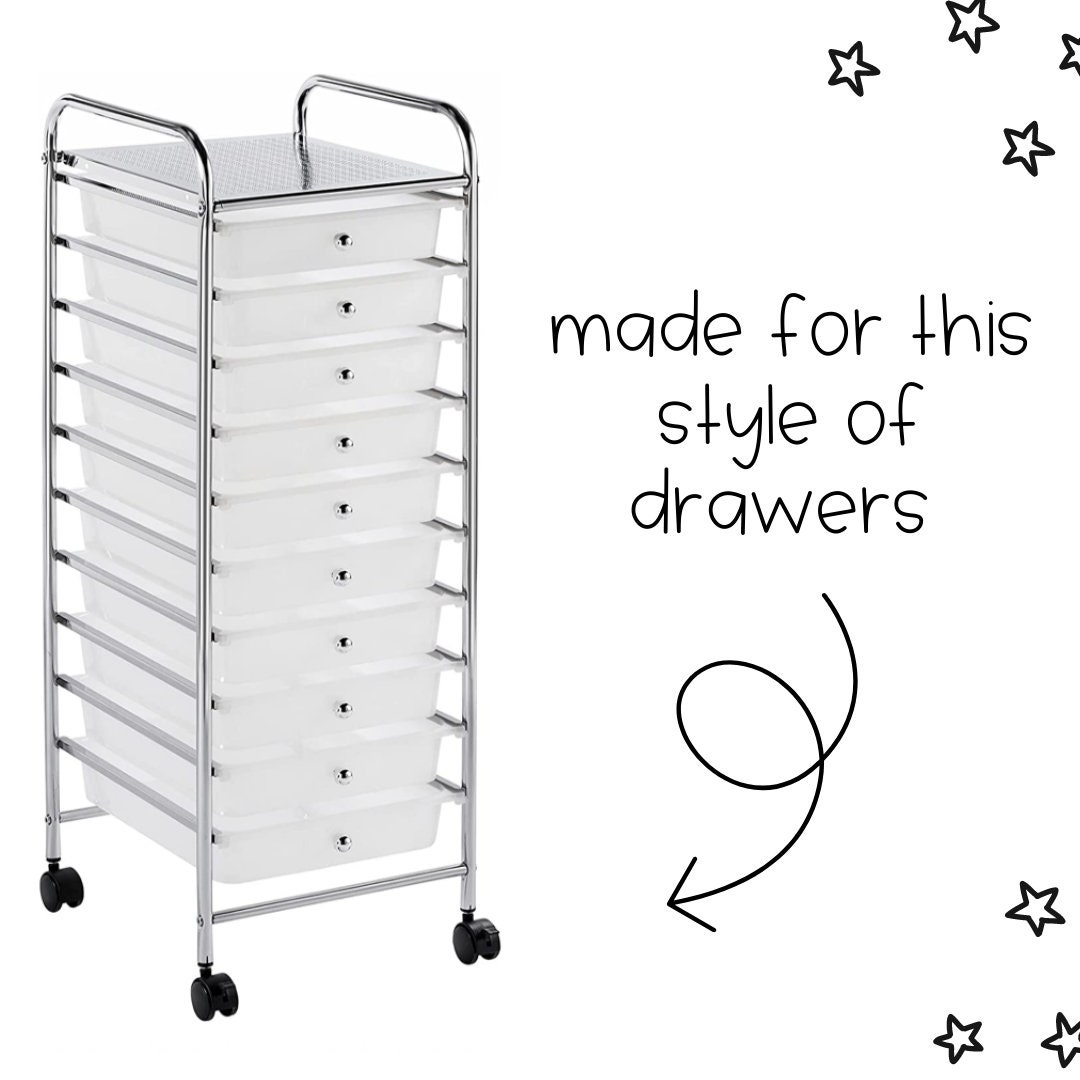 Editable Rolling Cart Labels, Retro Classroom Decor, Classroom Labels ...