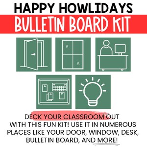 Christmas Dog Bulletin Board, December Bulletin Board, Reindeer ...