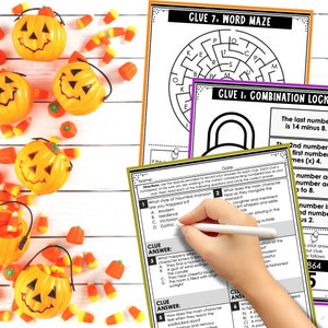 Haunted House Escape Room for Kids, Halloween Party Game, Birthday ...