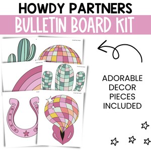 Desert Bulletin Board Decor, Cowgirl Bulletin Board, Cactus Classroom ...