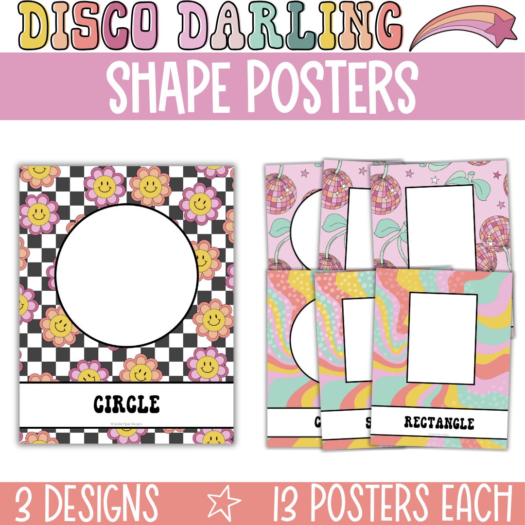 Shape Posters for Classroom, 2D Shape Posters Display for Classroom ...