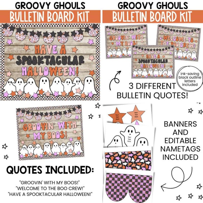 Spring Bulletin Board Bundle, Fall Bulletin Boards for Entire Year ...