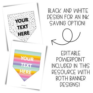 Bulletin Board Letters, Classroom Banners, Banners for Classroom ...