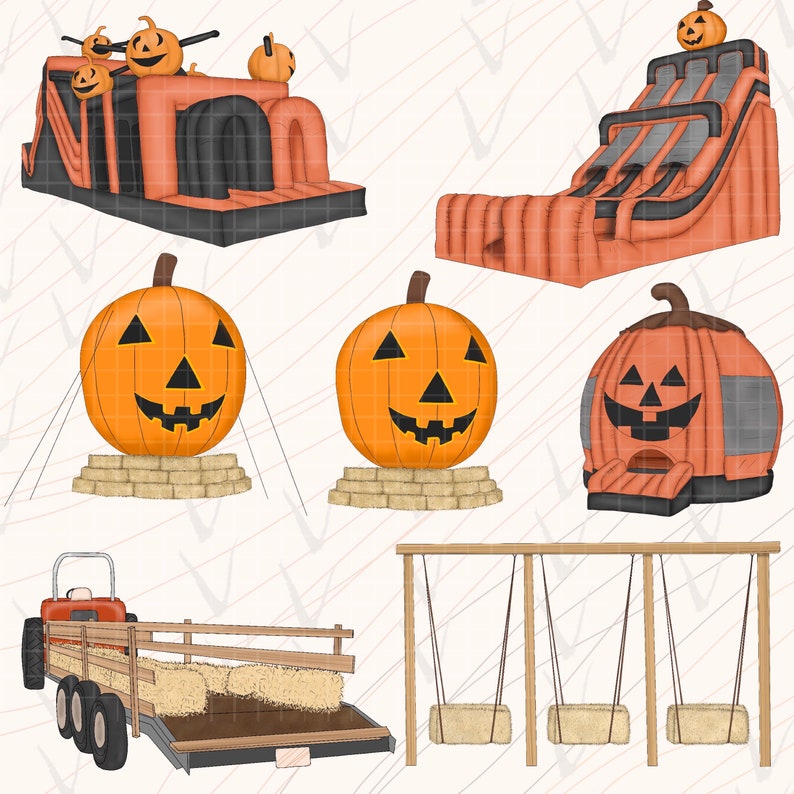 FALL FESTIVAL Clipart Autumn Clipart Clipart for Planner - Etsy