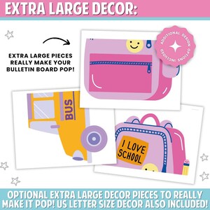 Smiley Face Back to School Bulletin Board Kit, Rainbow Open House ...