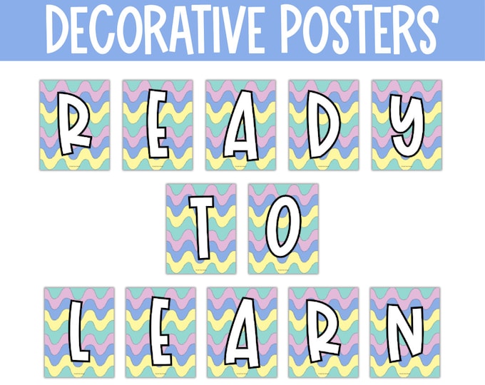 Retro Classroom Decor // RETRO ROCK! - Etsy Canada