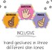 Editable Hand Signal Posters, Retro Hand Signal Posters, Bright Hand ...