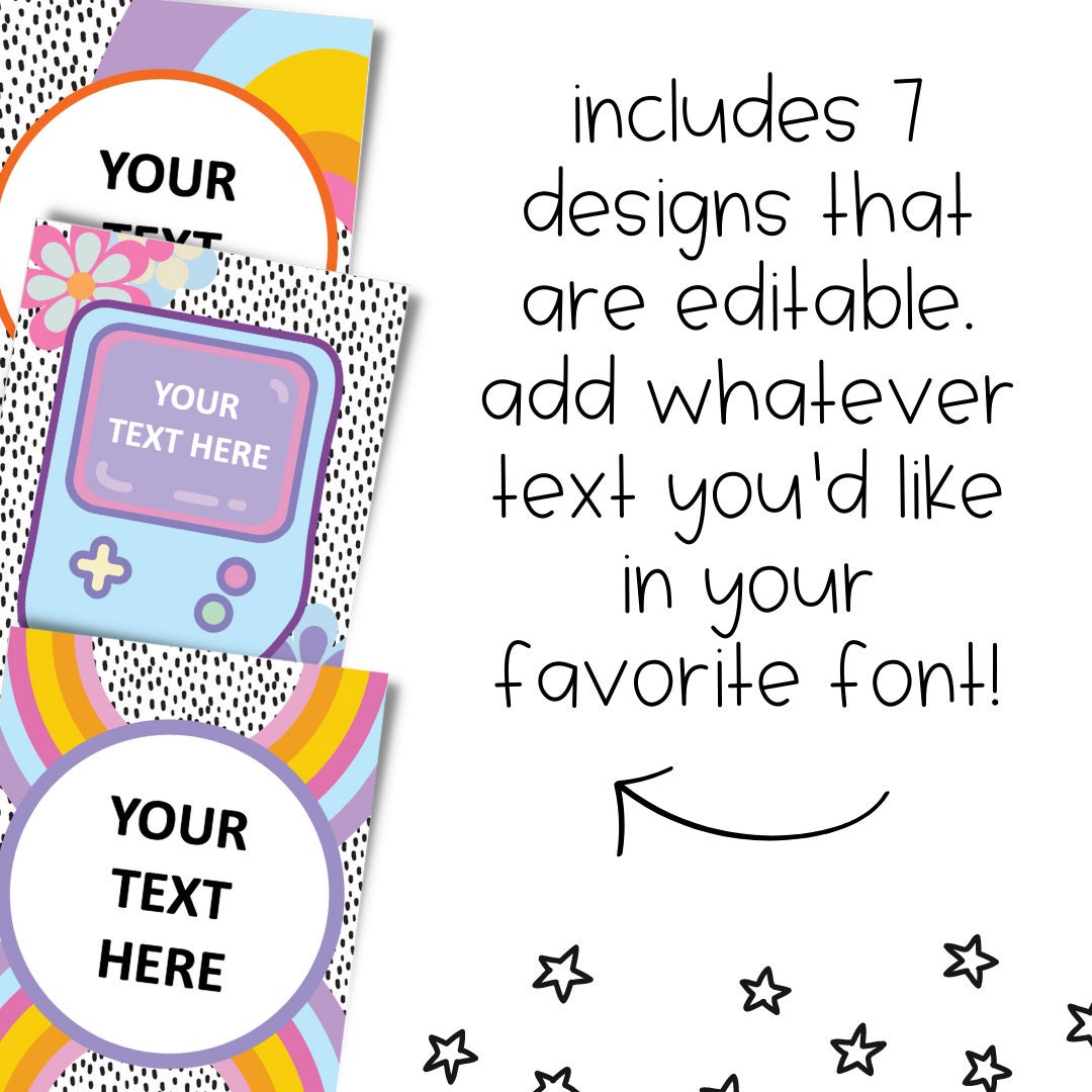 Retro Groovy Classroom Posters, Rainbow Classroom Decor, Nostalgic ...