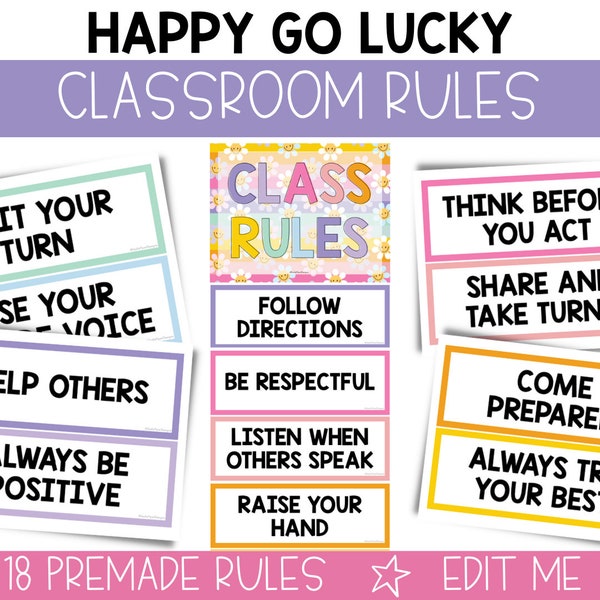 Classroom Rules - Etsy