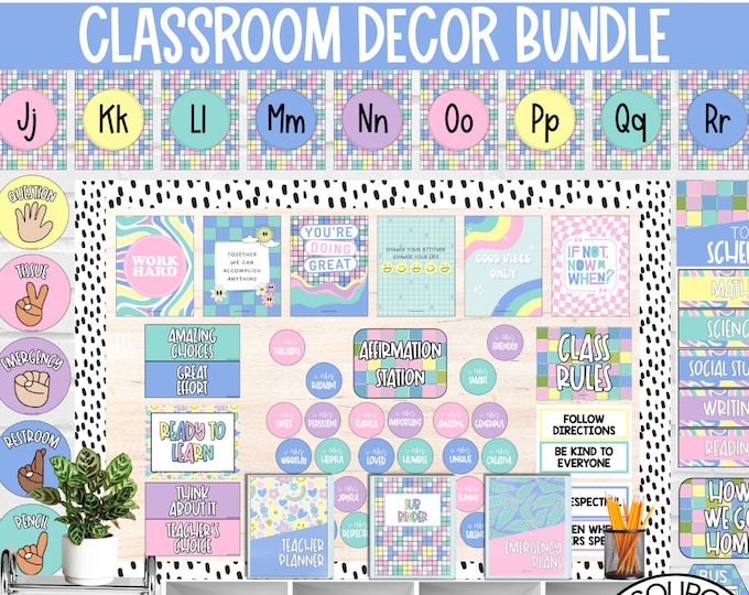 Retro Classroom Decor // RETRO ROCK! - Etsy Canada