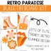 Retro Paradise Summer Bulletin Board Decor, Boho Retro Classroom Decor ...