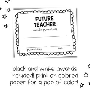 Superlative Awards for End of the Year, Award Certificates for ...