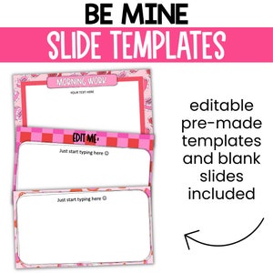 Valentines Slide Templates for Classroom, Disco Slides Templates ...