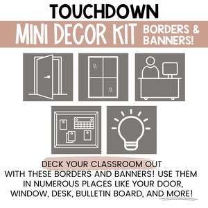 Football Bulletin Board Decor, Sports Bulletin Board, Sports Themed ...