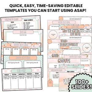 Retro Slide Templates for Classroom, Groovy Slides Templates, Classroom ...