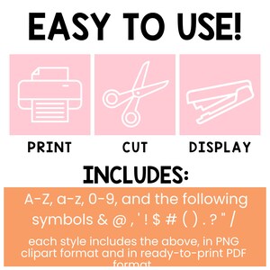 Retro Remix Groovy Bulletin Board Letters, Letter Clipart, Printable ...