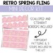 Retro Spring Fling Mini Decor Kit, Retro Classroom Decor, Groovy ...