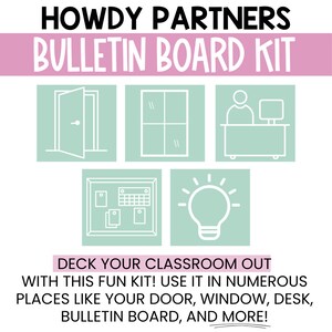 Desert Bulletin Board Decor, Cowgirl Bulletin Board, Cactus Classroom ...