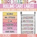Editable Rolling Cart Labels, Retro Classroom Decor, Classroom Labels ...