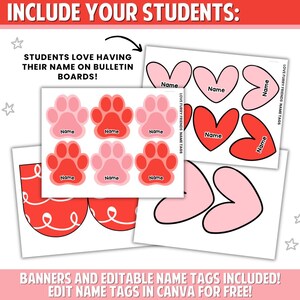 Pets Dog Valentine's Bulletin Board Cats Valentine's Day Classroom ...