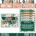Retro Number Posters, Number Posters With Ten Frames, Ten Frame Number ...