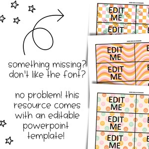 Editable Retro Groovy Teacher Toolbox Labels, Trendy Retro Classroom ...