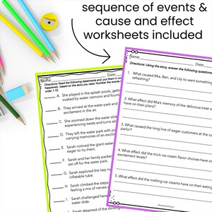 Summer Themed Reading Comprehension Worksheets, Reading Comprehension ...