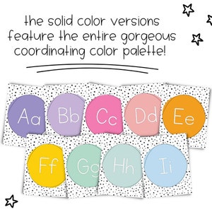 Happy Go Lucky Alphabet Posters, Printable Classroom Decor, Instant ...