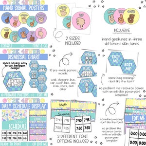 Retro Groovy Classroom Decor, Rainbow Classroom Decor, Pastel Colorful ...