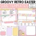 Groovy Retro Easter Slide Templates, Spring Bulletin Board Kit ...