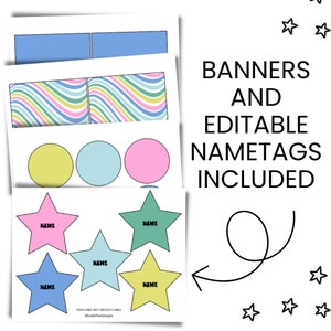 Retro Groovy Winter Bulletin Board Decor, Retro Christmas Bulletin ...