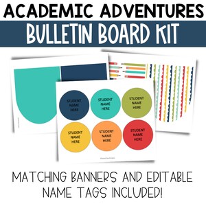 Back to School Bulletin Board Decor, Rainbow Classroom Decor, Open ...