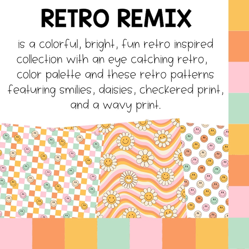 Retro Remix Classroom Decor Bundle, Groovy Classroom Decor, Bright ...
