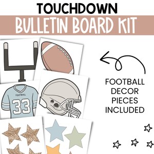 Football Bulletin Board Decor, Sports Bulletin Board, Sports Themed ...