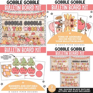 Back to School Bulletin Board Bundle, Fall Bulletin Boards for Entire ...