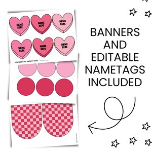 Retro Valentines Bulletin Board Decor, February Bulletin Board, Groovy ...