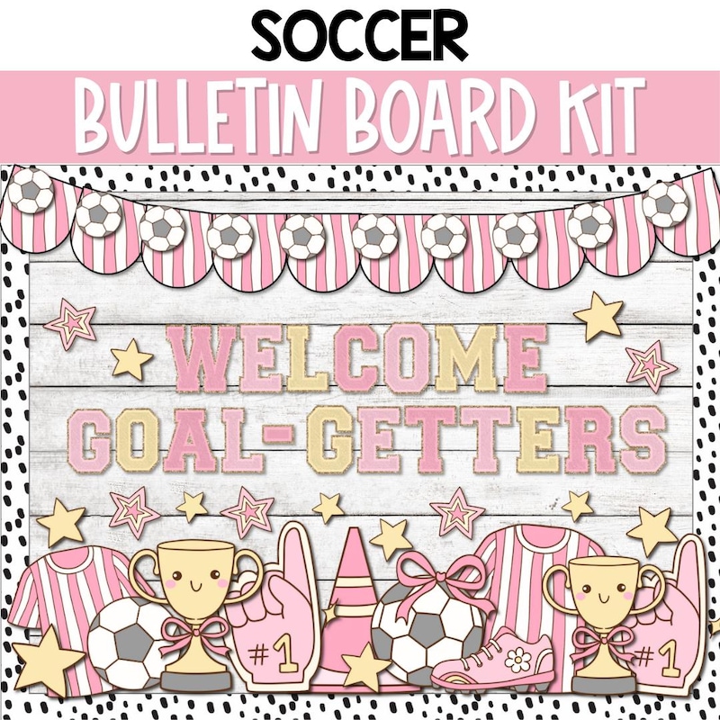 Soccer Themed Bulletin Board - Etsy