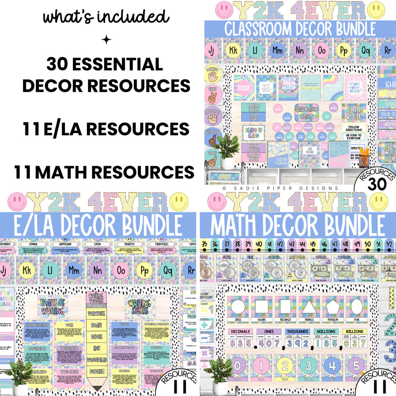 Pastel Retro Classroom Decor MEGA Bundle, Groovy Classroom Decor ...
