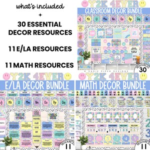 Pastel Retro Classroom Decor MEGA Bundle, Groovy Classroom Decor ...